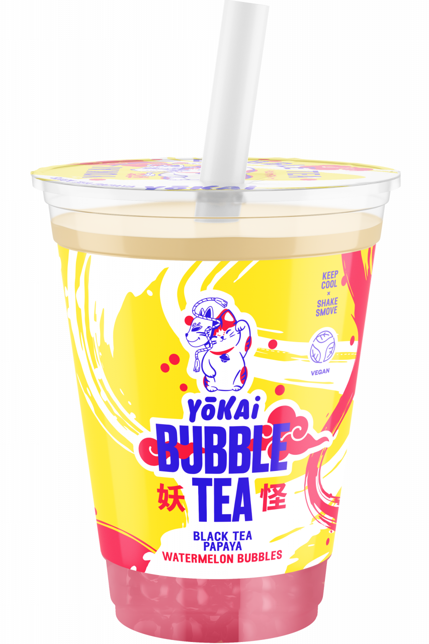 Black Tea Papaya - YOKAI Bubble Tea